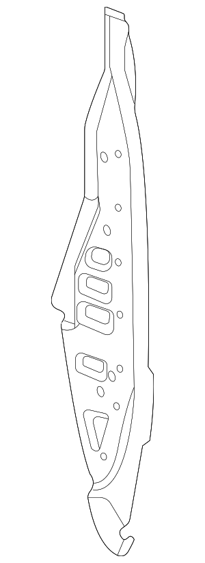 2020-2024 GM Pickup Box Driver Side Panel Front Filler 84661136 GM ...