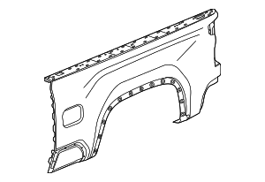 84835379 - Passenger Side Pickup Box Outer Side Panel 2020-2023 ...