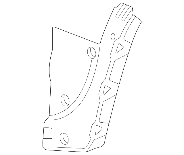 2020-2023 Chevrolet Driver Side Truck Bed Wheel Housing Front Panel ...