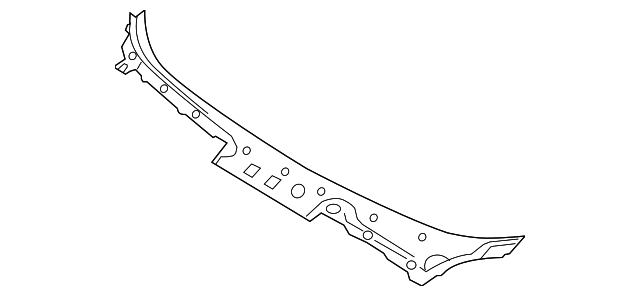 51717203124 - 2011-2016 BMW Cowl Grille (51-71-7-203-124) | BMW of ...