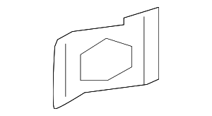 41137204070 - 2009-2019 BMW Cowl Grille Support Plate (41-13-7-204-070 ...