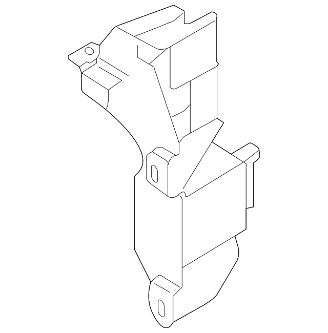 8E0-907-297-E - Tire Pressure Monitoring System Receiver Bracket 2007 ...