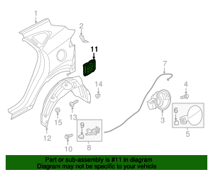 2016-2021 Hyundai Tucson Pressure Vent 97510-D3000 | OEM Parts Online