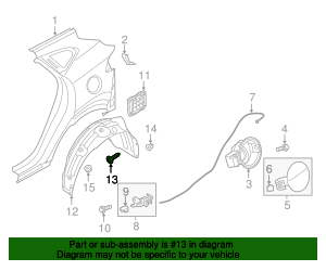 Genuine Wheelhouse Liner Screw for 2011-2023 Hyundai | Part# 12493 ...