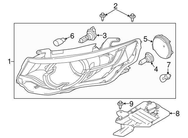 2015-2019 Land Rover Discovery Sport Headlamp Assembly LR137238 | OEM ...