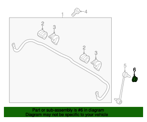 51759-07000 - Stabilizer Link Lock Nut 2004-2021 Kia | Kia.Parts Store