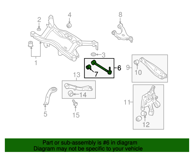 2008-2020 Subaru OEM NEW 2008-2020 Subaru Legacy Forester Link Assembly ...