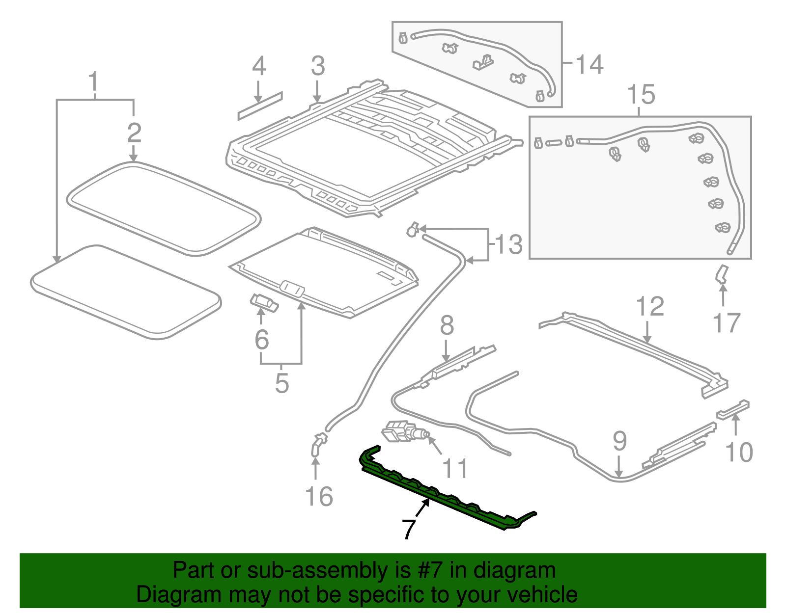 70500-TZ5-A01 - 2016-2025 Honda - Deflector Assembly | Genuine Honda Parts