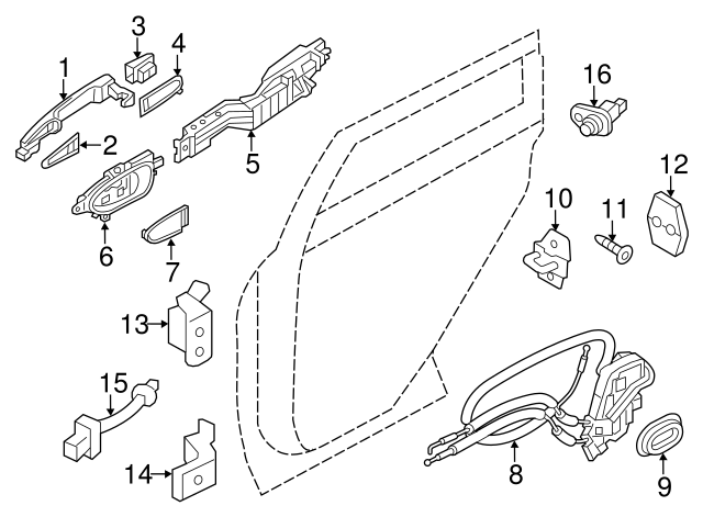 25360-KA60A - Door Jamb Switch 2013-2024 Nissan | AutoNationParts.com