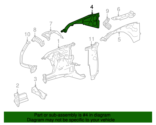221-620-24-34 - Upper Rail 2007-2014 Mercedes-Benz | Mercedes-Benz USA ...