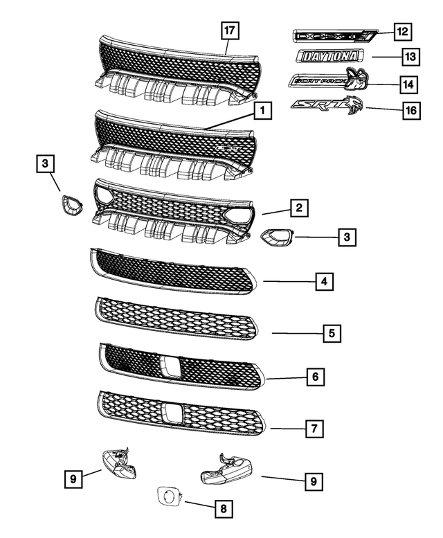 2019-2022 Dodge Charger Nameplate 68463714AA | Mopar Estores