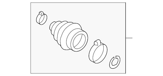 2013-2017 Audi Q5 Outer Boot 8R0-498-203 | Audi USA Parts