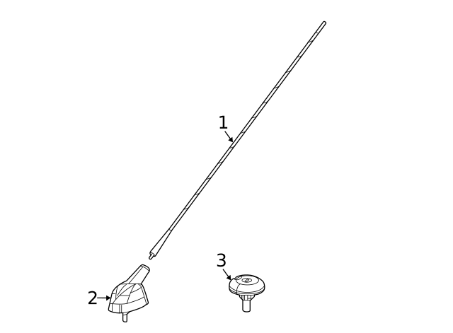 2014-2023 Ram Antenna Base 68169512AA | Mopar Parts Canada
