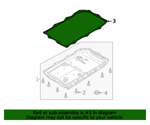 68425659AA - Oil Pan Gasket 2018-2022 Ram | Mopar Wholesale Parts