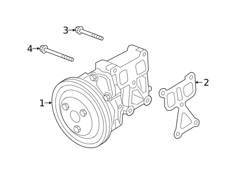 Water Pump for 2019 Mitsubishi Outlander PHEV | Mitsubishi Parts Warehouse