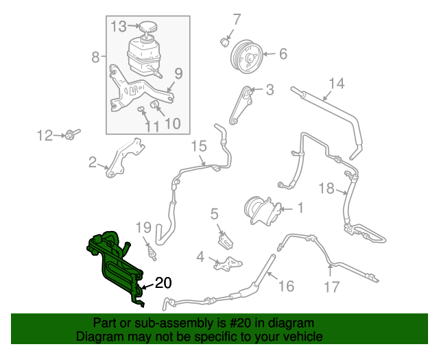 44402-48041 - Power Steering Cooler 2004-2006 Lexus RX330 | Longo Lexus ...
