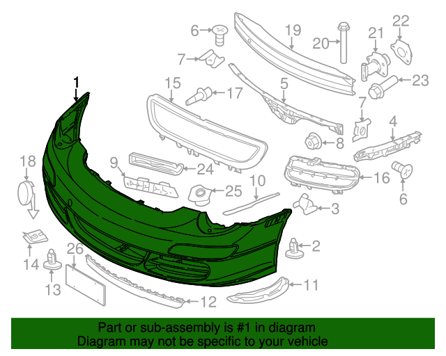 Genuine Porsche 997-505-191-55-G2L |Bumper Cover | FREE Shipping on ...