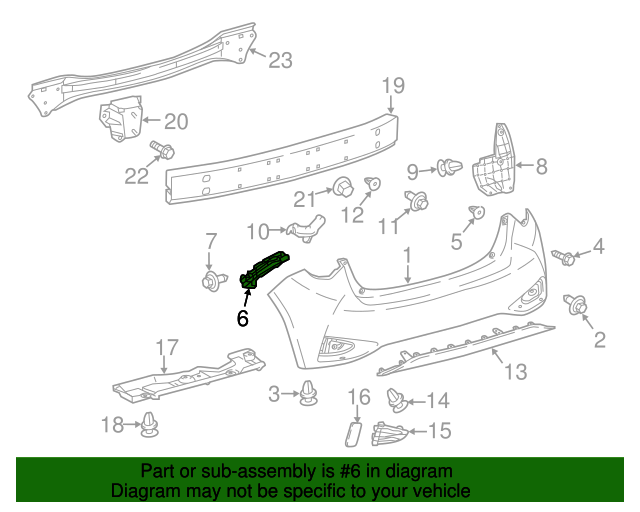 Side Retainer - Toyota (52576-0D450) | DiscMonster
