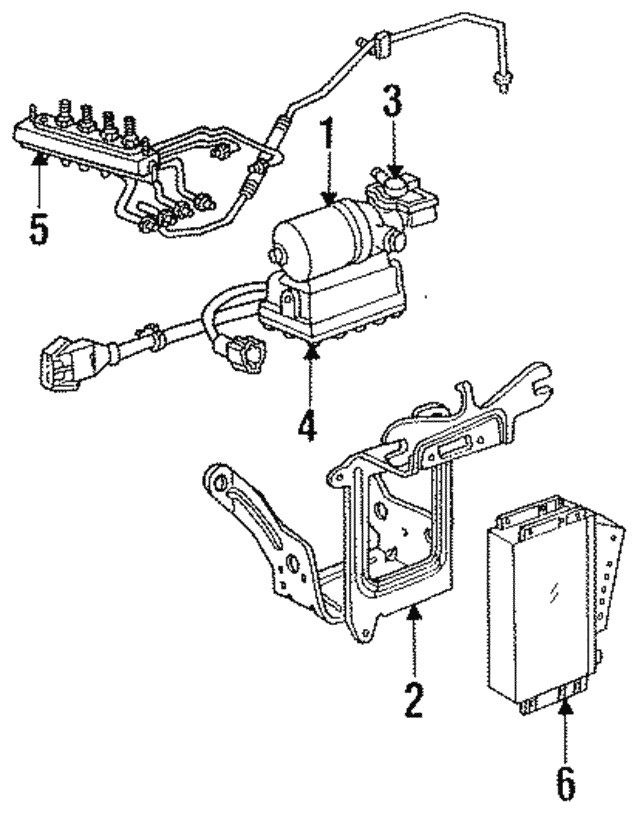 1993-1998 FORD Module & Bracket Asm F6SZ2C219BA | TascaParts.com