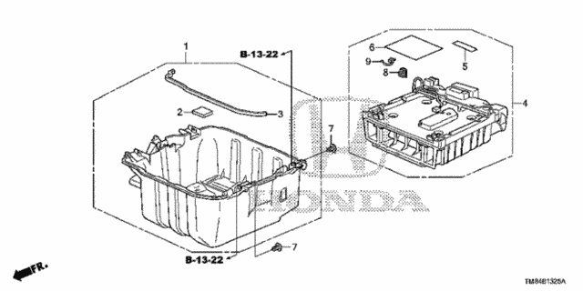 1B851-RBJ-300 - Cushion, Ipu Case 2010-2014 Honda | Honda Parts Online