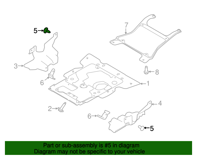 Genuine OEM Ft Fender Liner Retainer Part# ANR2224 Fits 1995-2023 Land ...