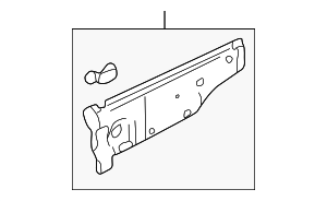 2002-2005 Hyundai Sonata Outer Panel 66765-3D100 | Hyundai OEM Parts ...
