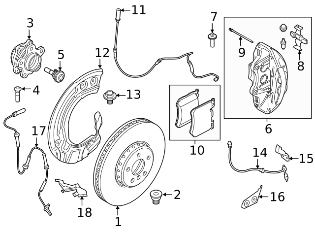 34-11-6-891-308 - Disc Brake Caliper 2019-2023 BMW | AutoNationParts.com
