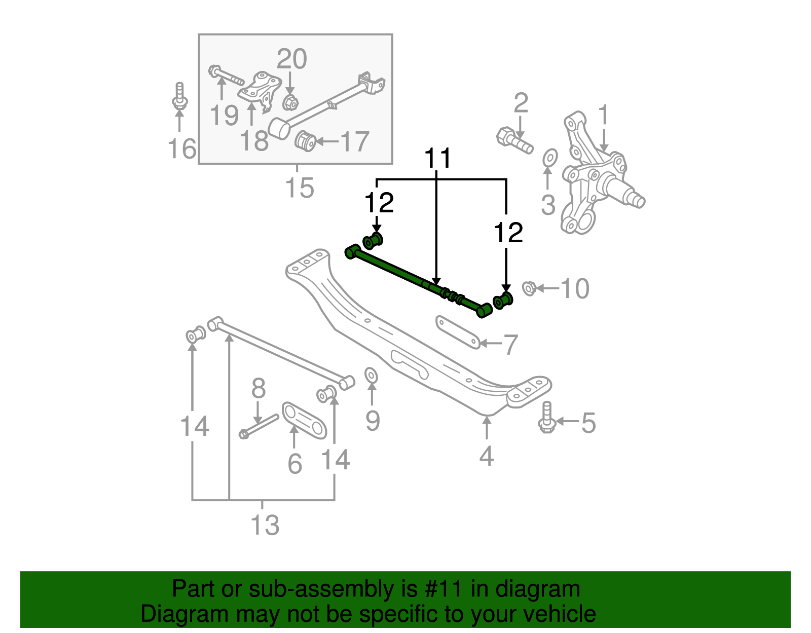 2007-2009 Kia | Ft Lateral Arm | 55220-2F510 | Kia Auto Parts