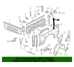 2009-2023 Mopar Hinge Reinforced 68234324AA | Mopar Parts Canada