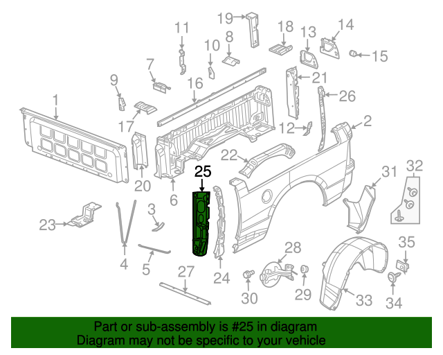2009-2019 Mopar Outer Pillar 68362265AA | TascaParts.com