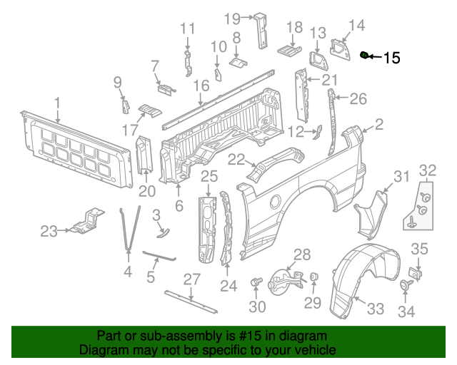 2013-2021 Ram Reinforce 68534132AA | TascaParts.com