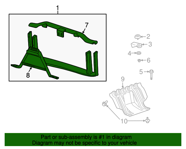 1999-2002 GM Radiator Support 88980512 | QuirkParts