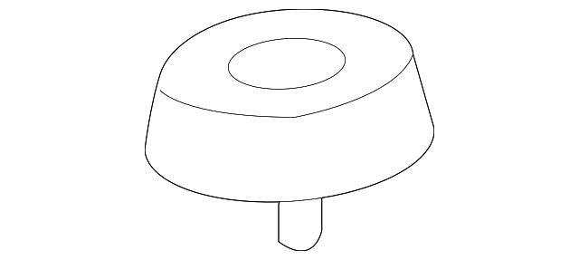 2001-2014 GM Orange Upper Body Mount Cushion 15201005 | GMPartsDirect.com