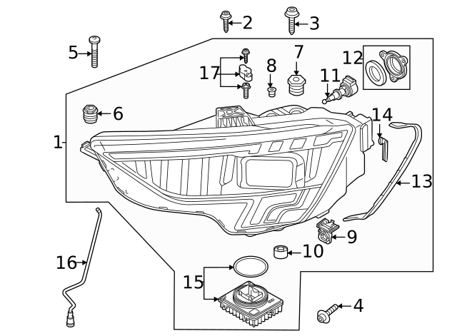 8Y0-941-034-B - Headlight Assembly 2022-2024 Audi | AutoNationParts.com
