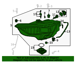 2022-2024 Audi Headlamp Assembly 8Y0-941-034-B | Audi USA Parts