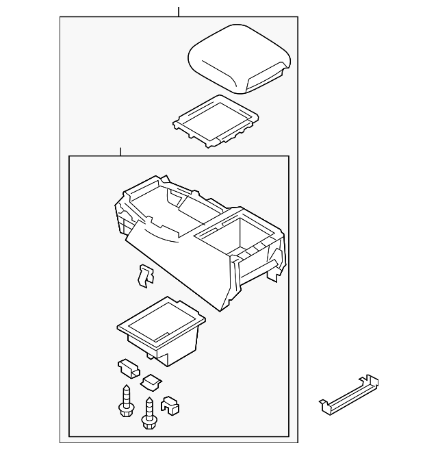 2013-2017 Infiniti Console Assembly 96910-1ZS5A | Faulkner Infiniti of ...