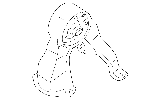 2002-2007 Mitsubishi Rear Mount Bracket MR961214 | Mitsubishi Parts ...