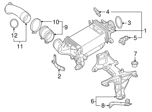 274-090-04-14 - Intercooler 2015-2020 Mercedes-Benz | AutoNationParts.com