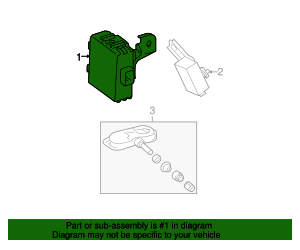 2008-2012 Toyota Yaris Tire Pressure Monitoring System (TPMS) Control ...