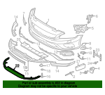 2015-2018 Volvo V60 Front Spoiler 31664468 | TascaParts.com