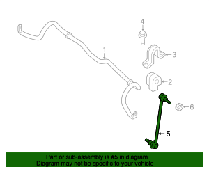 2015-2021 Nissan Stabilizer Link 54618-9AM1A | OEM Parts Online