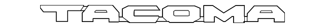 2021 Toyota Tacoma Nameplate 75428-04030 | Toyota Parts Center