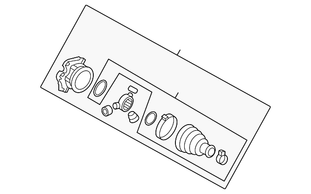 4H0-498-103-A - Inner Joint Assembly 2008-2020 Audi | Audi OEM Parts