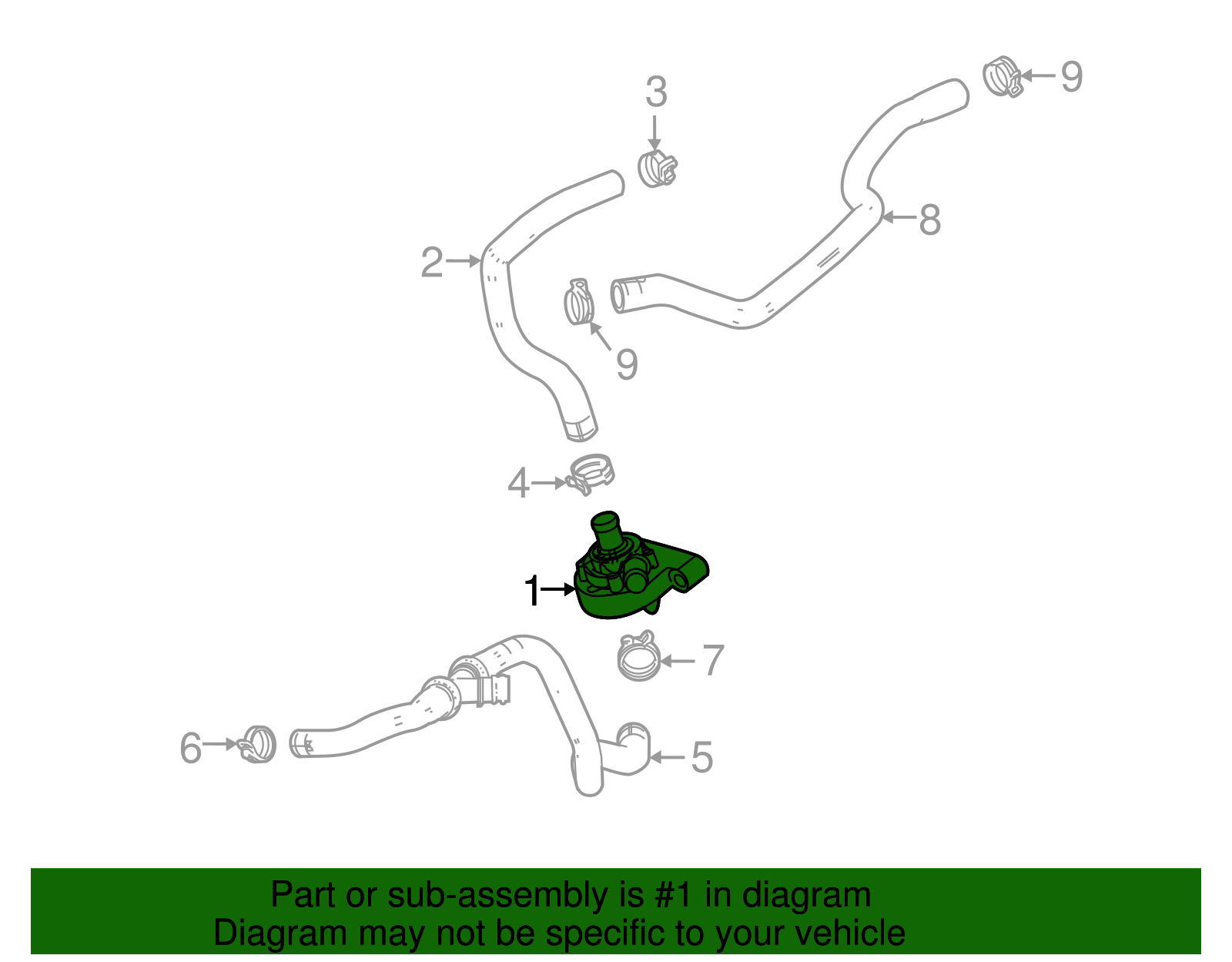 2018-2020 Buick Auxiliary Water Pump 13524281 | OEM Parts Online