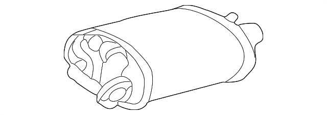 2002-2006 Toyota Camry Muffler W/Tailpipe 17440-0A020 | Toyota Parts Center