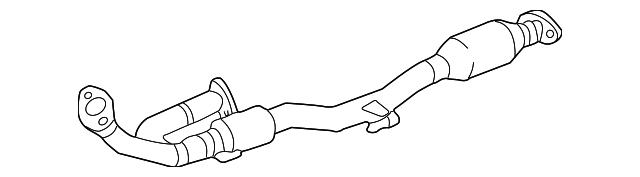 Genuine Toyota Converter & Pipe part# 17410-0A420 for 2002-2006 Toyota ...