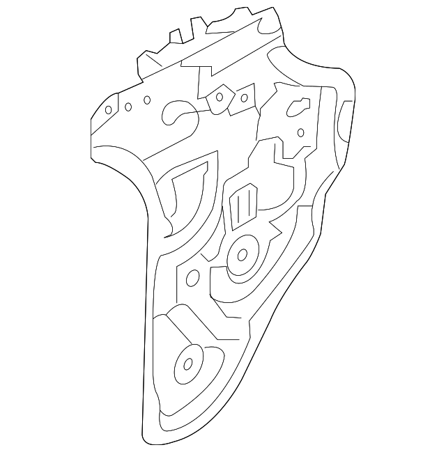 2010-2017 Hyundai Tucson Window Regulator 83401-2S000 | OEM Parts Online