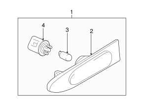 2006-2011 Hyundai Accent Repeater Lamp 92304-1E000 | QuirkParts