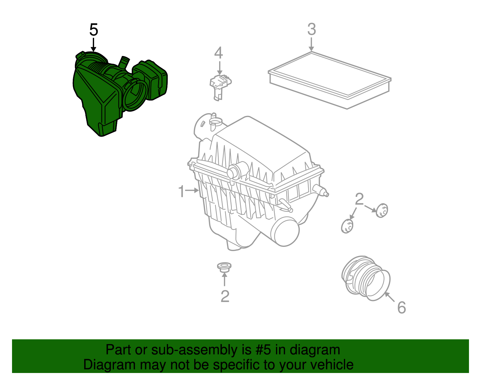 2006-2009 Land Rover Range Rover Air Duct PHD500224 | OEM Parts Online
