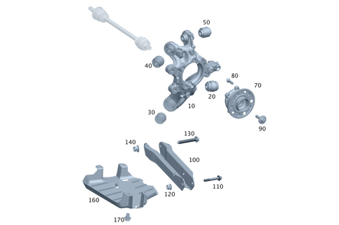 Rear Axle Suspension for 2022 Mercedes-Benz S580 | Mercedes-Benz USA Parts